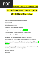 2025/2026 WAPS Test Questions & Answers | PDF