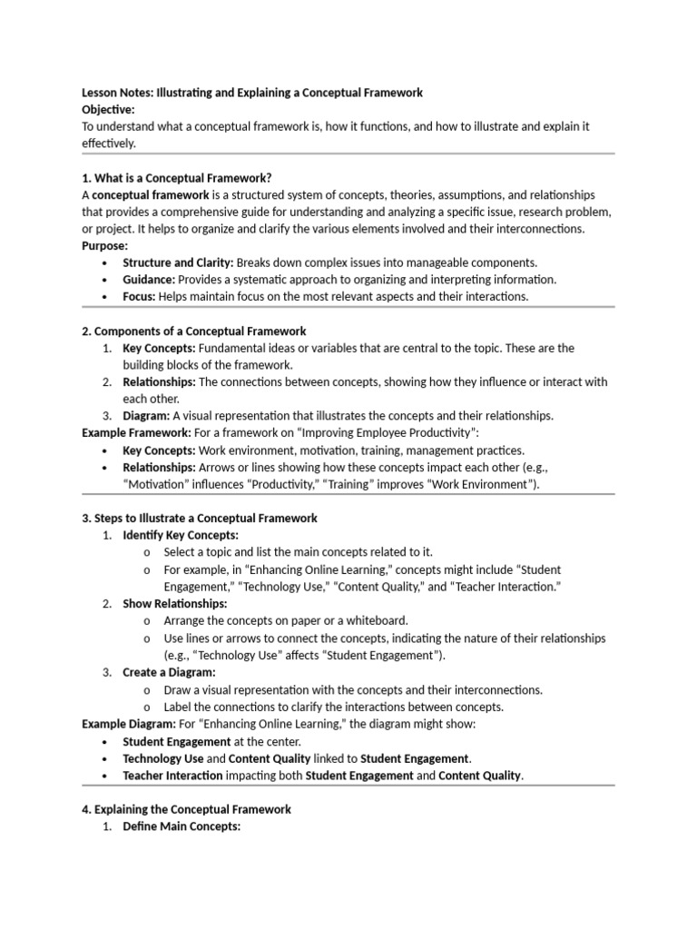 Understanding Conceptual Frameworks | PDF | Concept | Educational ...