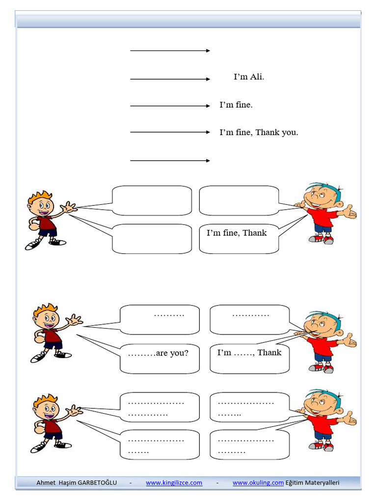 Basic English Greetings Guide | PDF