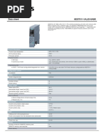 Siemens SIMATIC S7-1500H CPU Data Sheet | PDF | Computer Architecture ...