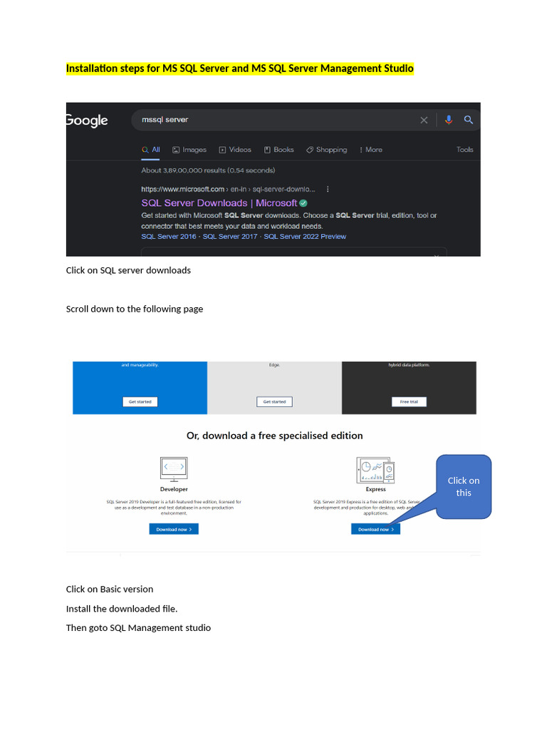 SQL Installation | PDF