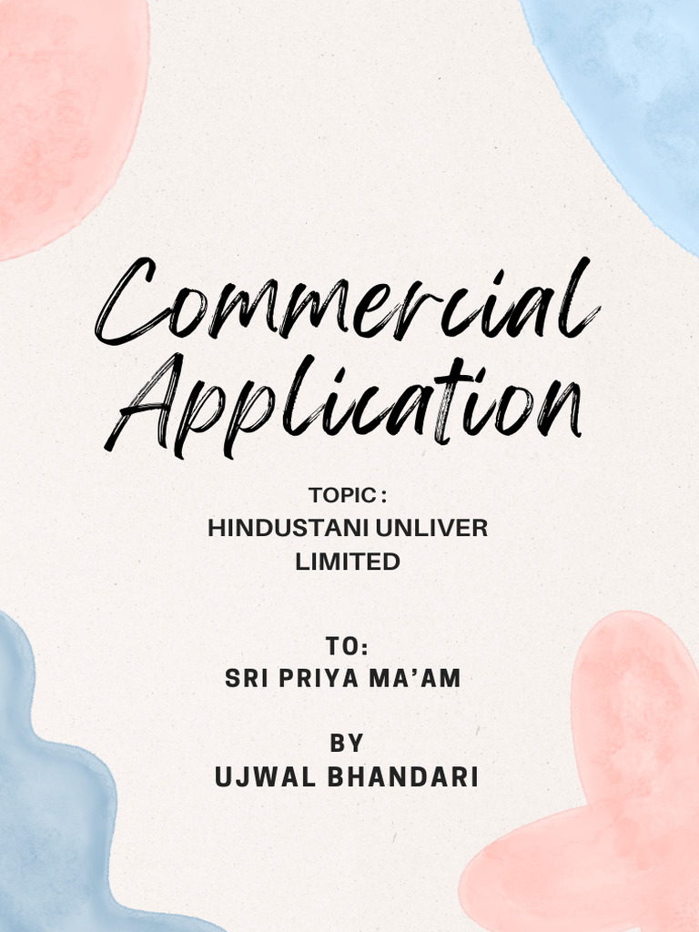 Pink and Blue Handwritten Project Proposal Cover A4 Document | PDF