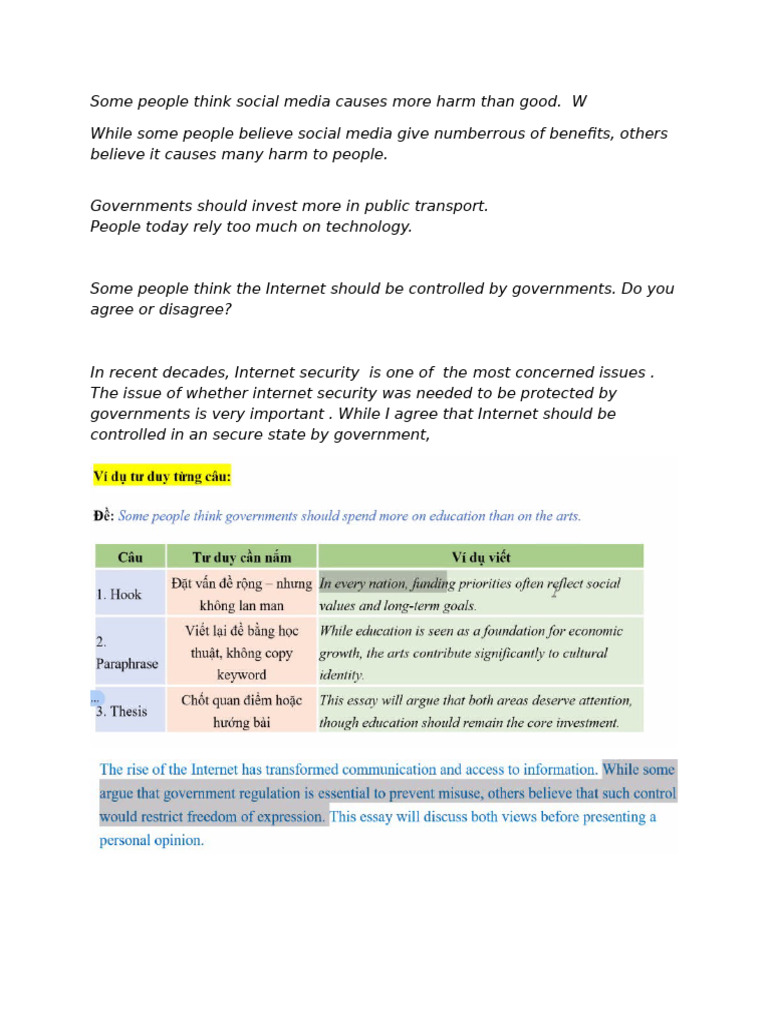 Some People Think Social Media Causes More Harm Than Good | PDF