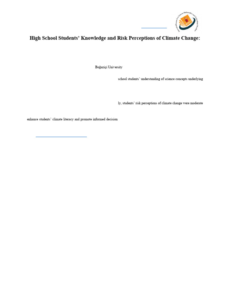 The Role of an Elective Environmental Science Course | PDF | Greenhouse ...