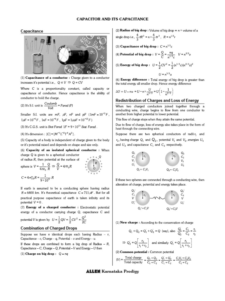 Understanding Capacitors and Capacitance | PDF | Capacitor | Capacitance