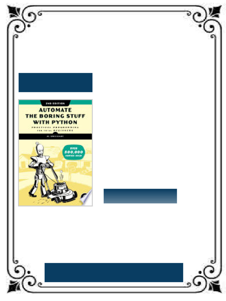 Automate the Boring Stuff with Python Practical Programming for Total ...