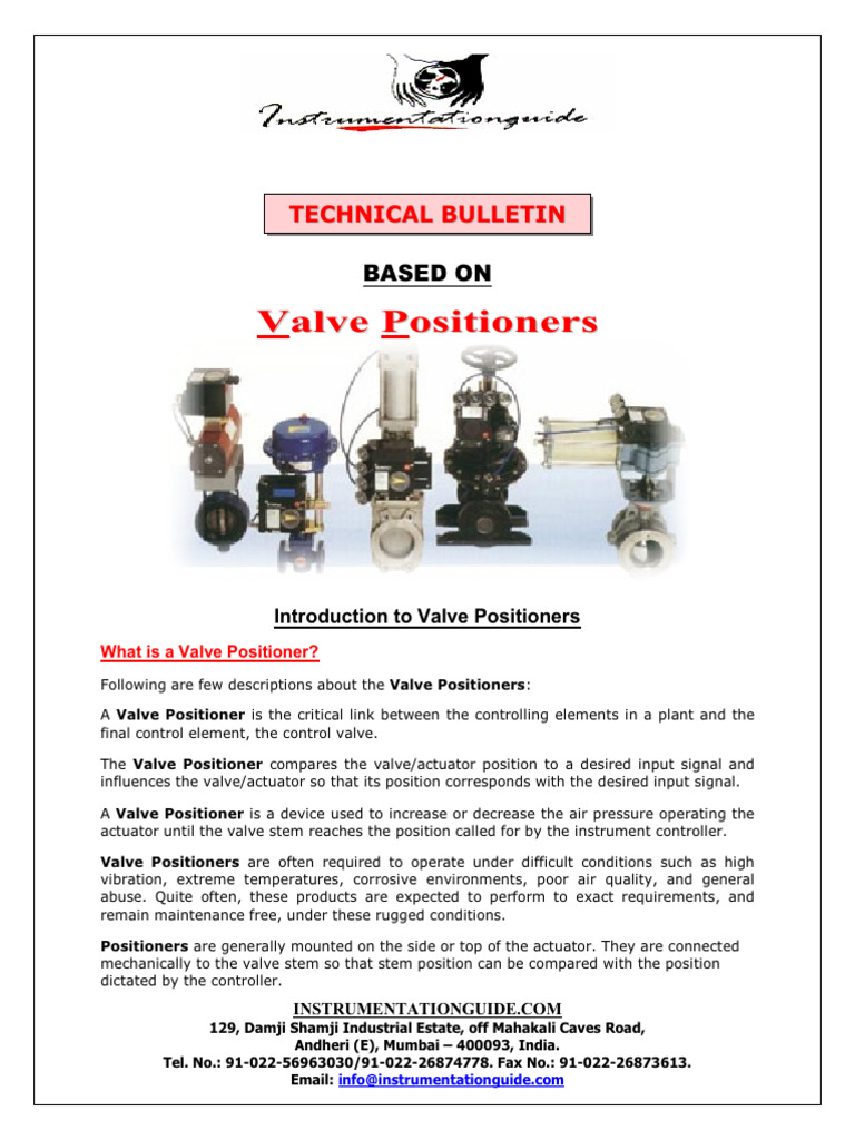 Understanding Valve Positioners | PDF
