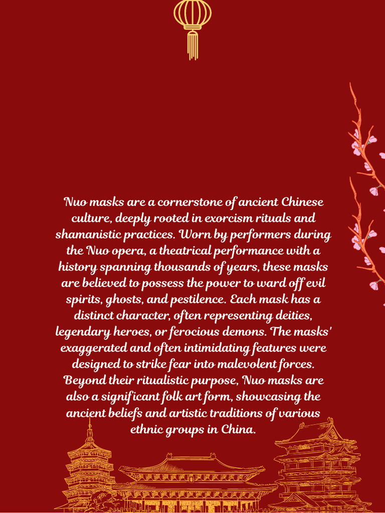 Nuo Masks Are A Cornerstone of Ancient Chinese Culture, Deeply Rooted ...