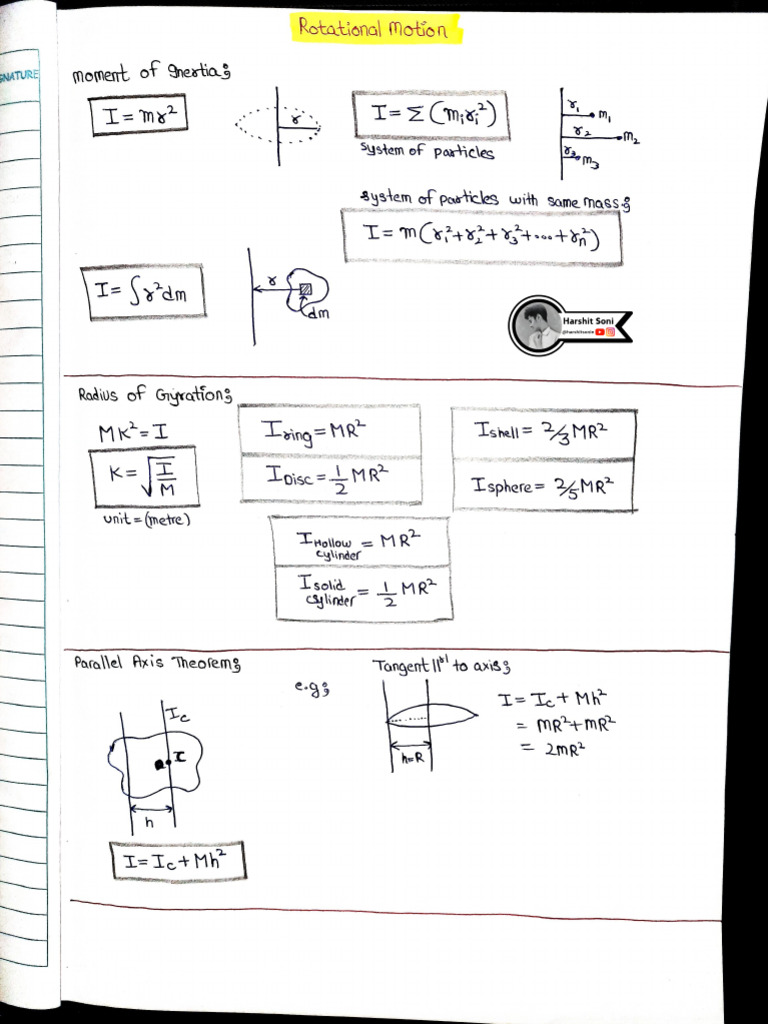 Rotational Motion RN | PDF