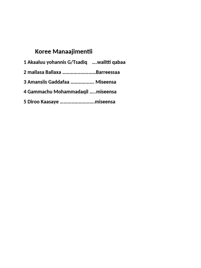 Koree | PDF