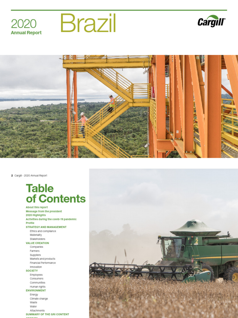 2022 Cargill Annual Report - Brazil | PDF | Sustainability | Corporate ...