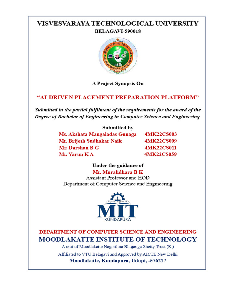 Synopsis Front Page and TOC (1) (1) ...... | PDF