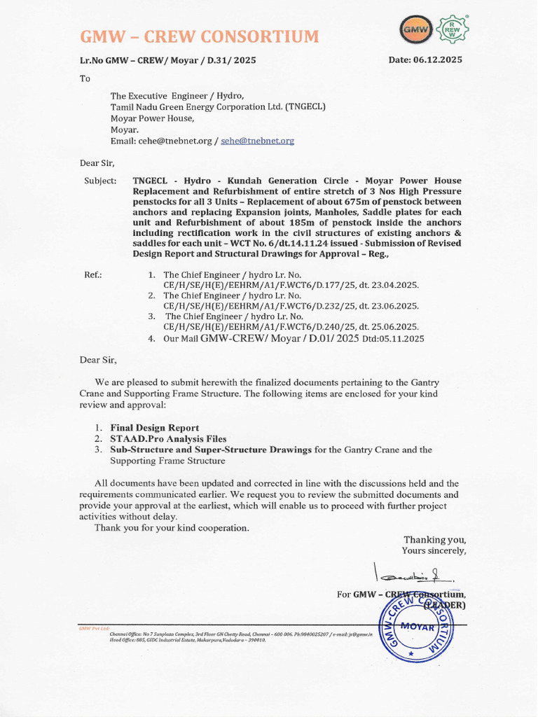 Revised Design Approval Letter | PDF
