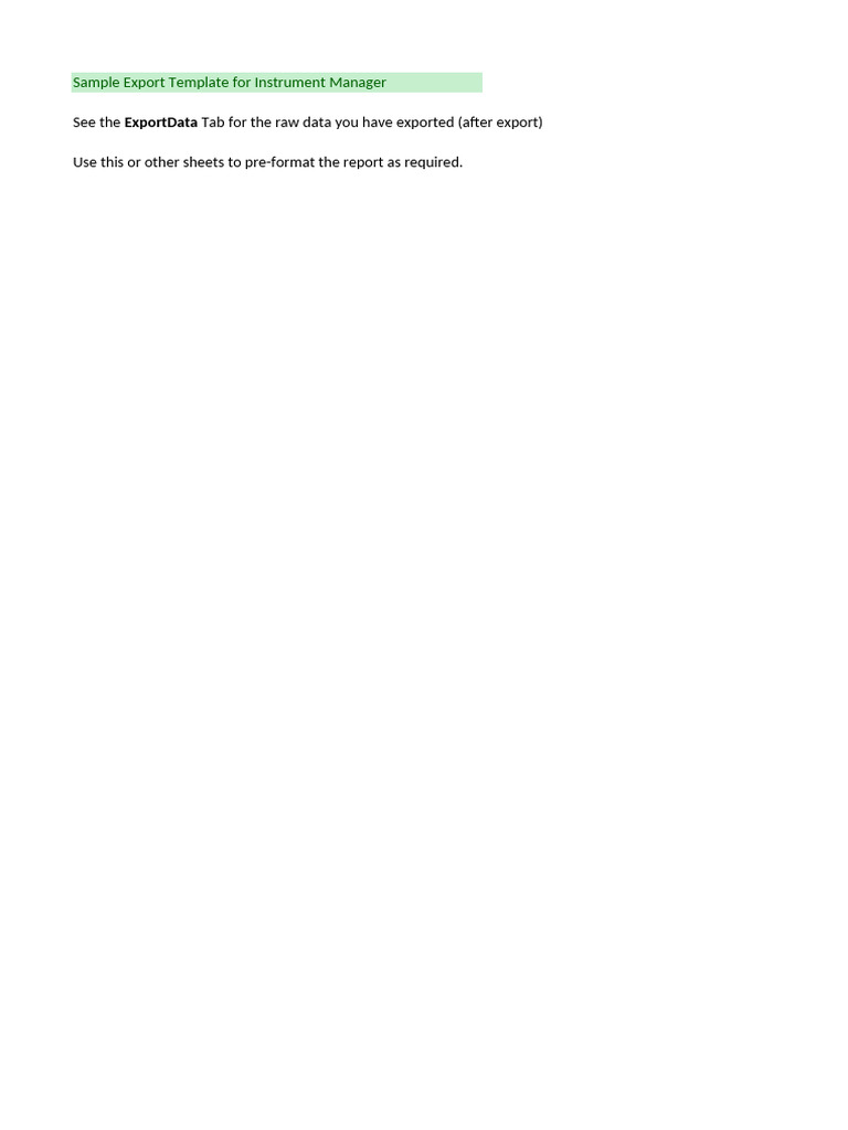 Export Template | PDF
