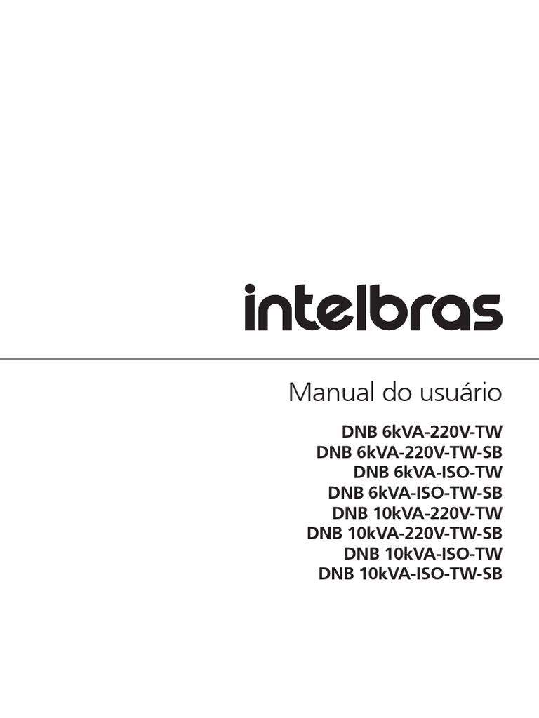 Manual_DNB_6k_10kVA_01-22_site (2) (3) | PDF | Fonte de energia ...