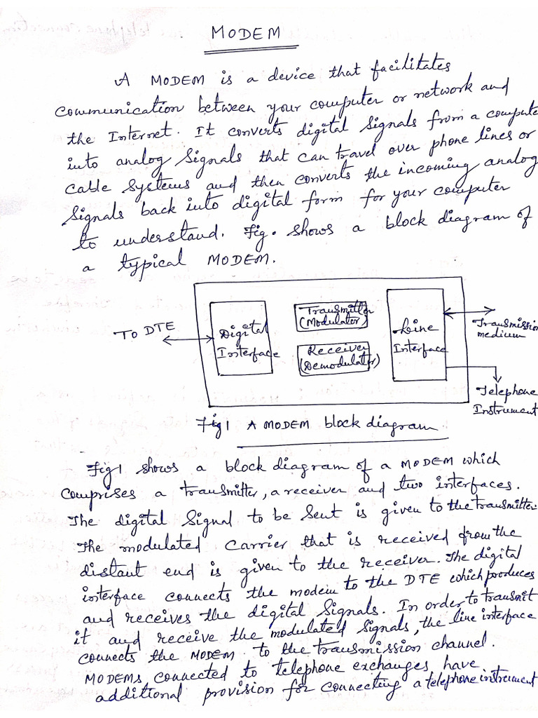 Modem Concept | PDF