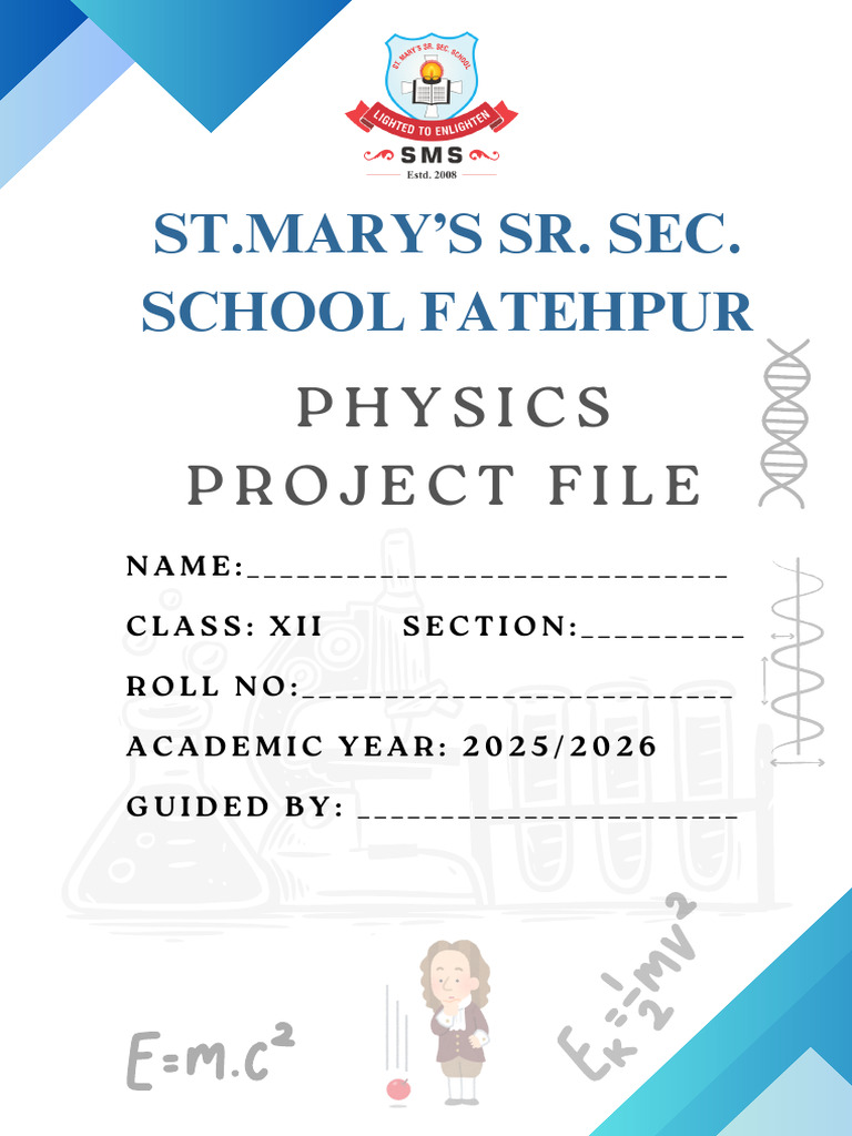 Physics Project File Template | PDF
