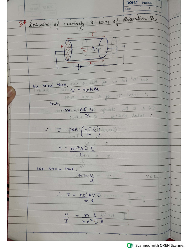 Current Electricity Imp. Questions | PDF