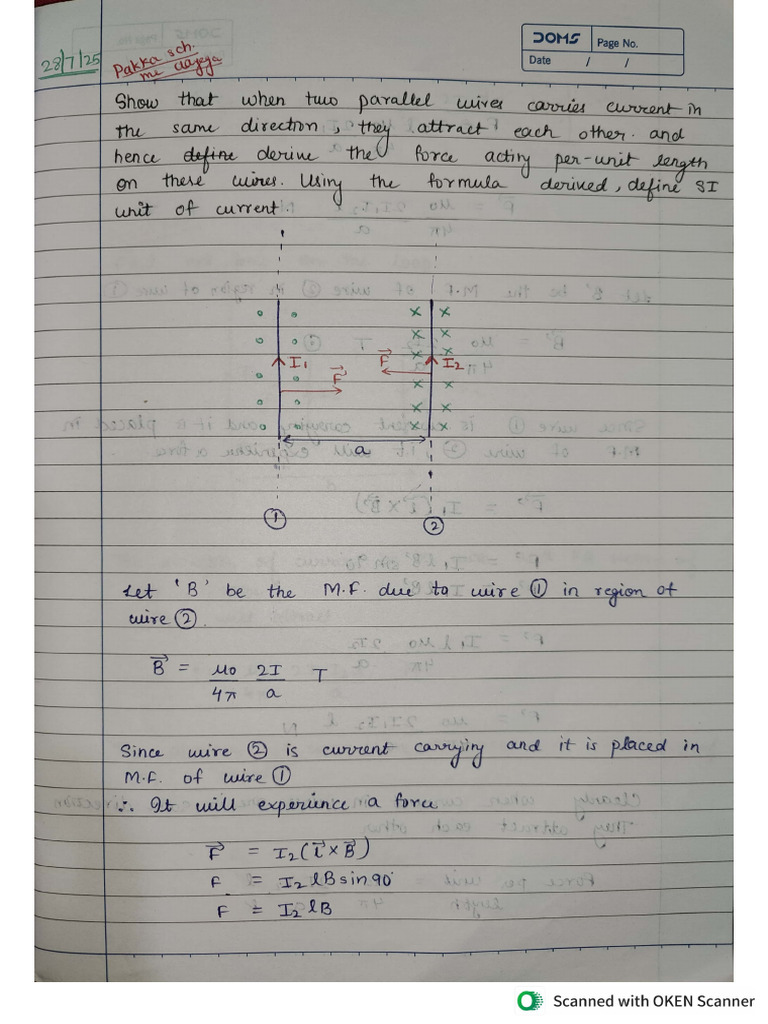 Magnetic Effect of Current and Magnetism Imp. Questions | PDF