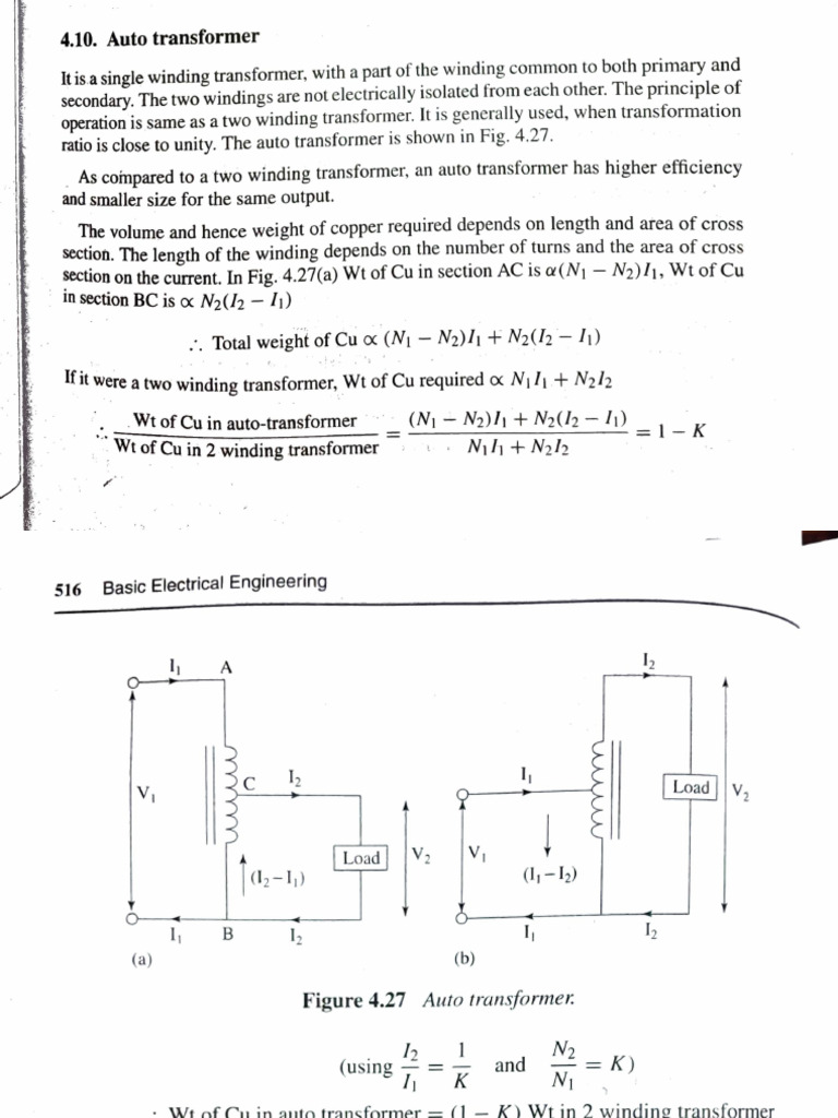 Auto Transformer: Efficiency & Applications | PDF | Transformer ...
