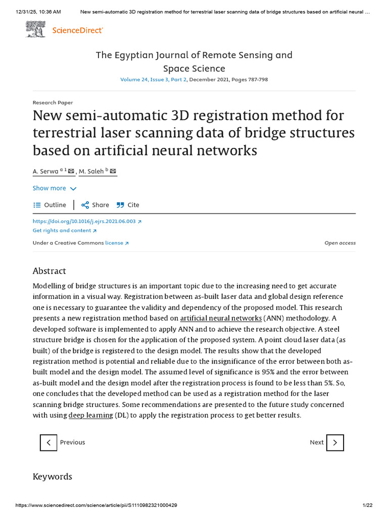 New Semi-Automatic 3D Registration Method For Terrestrial Laser ...