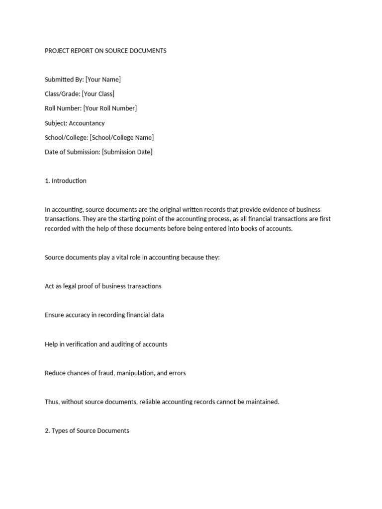 Understanding Source Documents in Accounting | PDF | Cheque | Payments