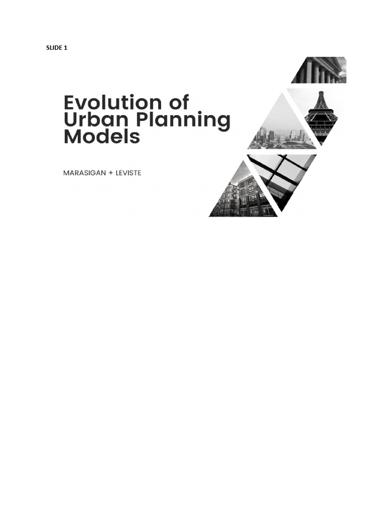 Evolution of Urban Planning Model 2 | PDF | Urban Sprawl | Sustainability