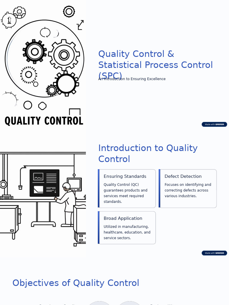 Quality Control and Statistical Process Control SPC | PDF | Business ...