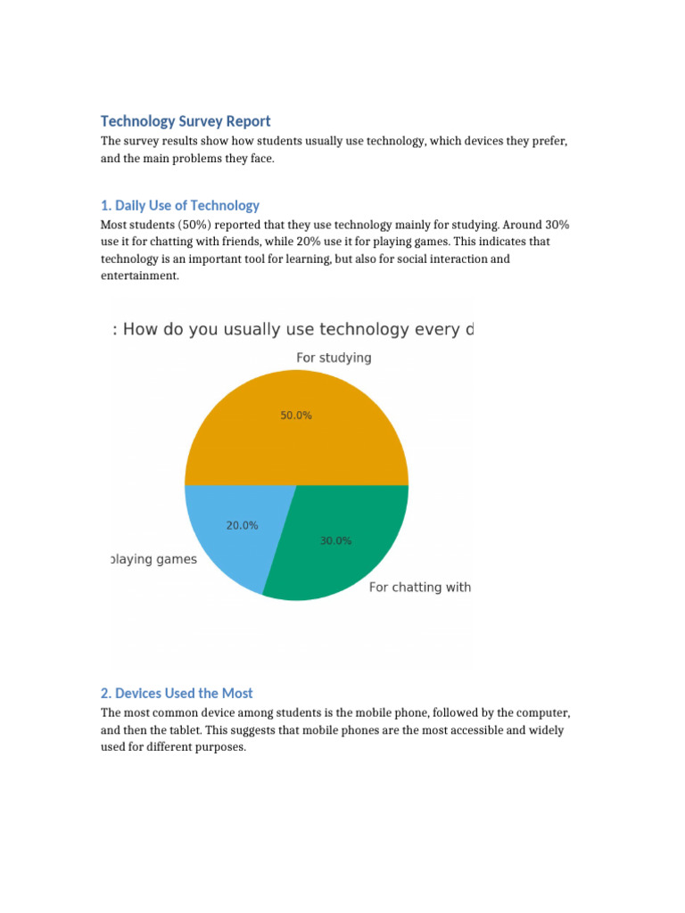 Technology Survey Report | PDF