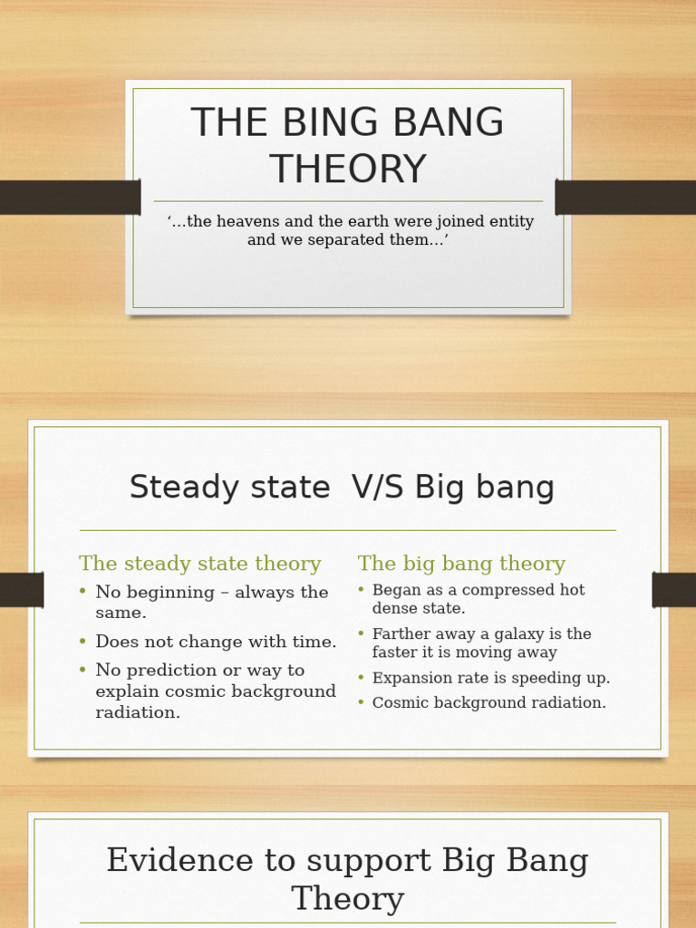 The Bing Bang Theory | PDF
