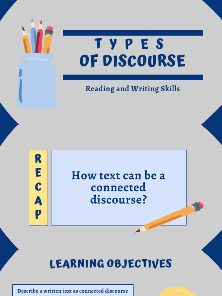 Lesson 2 Types of Discourse | PDF | Narrative