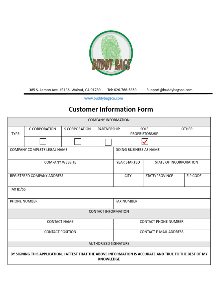 2025 Chuck Application Form Buddy Bags | PDF | Cargo | Debit Card