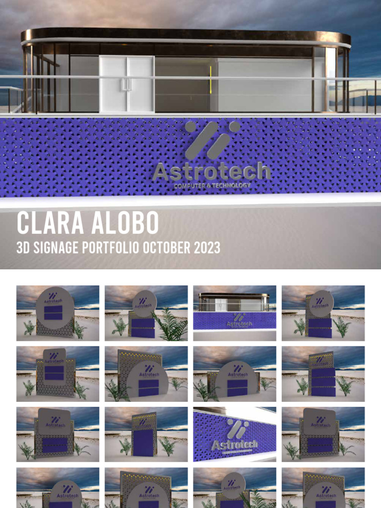 3D Signage Portfolio - October 2023 | PDF