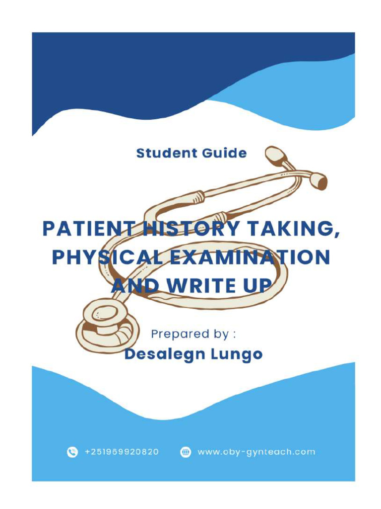 Sample History and Physical Examination | PDF | Dehydration | Diseases ...