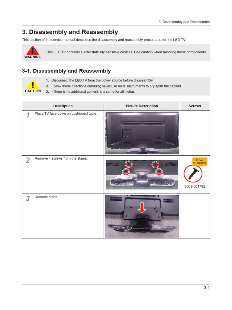 03 Disassembly and Reassemble | PDF | Manufactured Goods | Mechanical ...