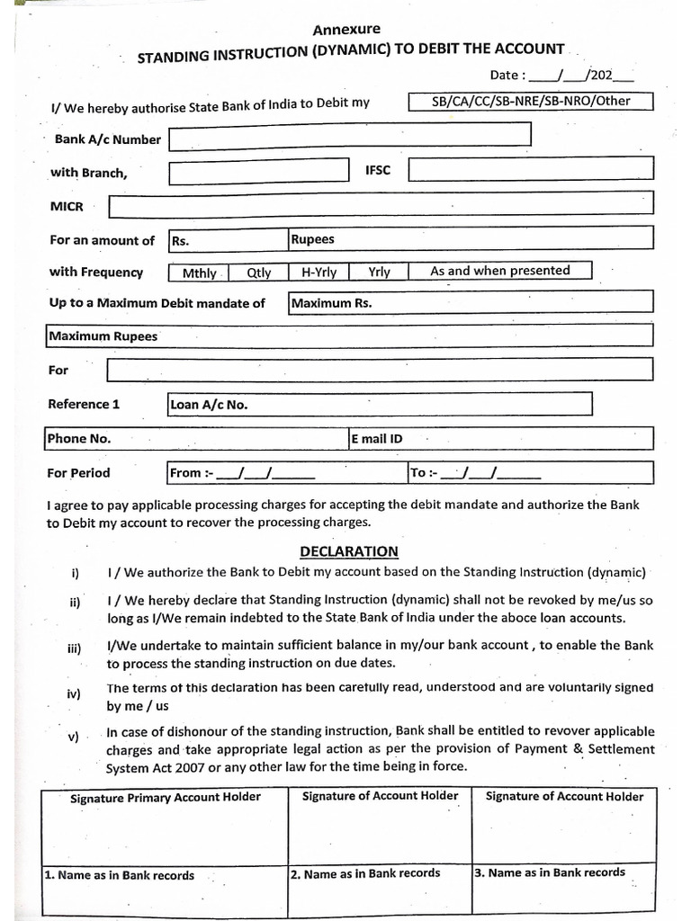 SI Form | PDF