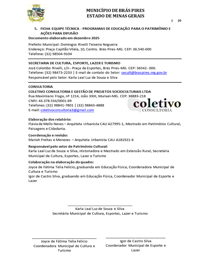 BRAS_PIRES_QIIIC_EXERCÍCIO_2027 - FICHA TÉCNICA | PDF