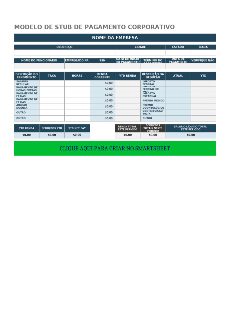 IC-Corporate-Pay-Stub-Template-Updated-57097_PT | PDF | Renda | Férias ...