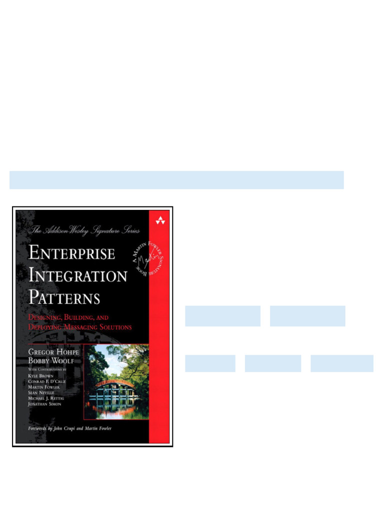 (Ebook) Enterprise Integration Patterns: Designing, Building, and Deploying Messaging Solutions ...