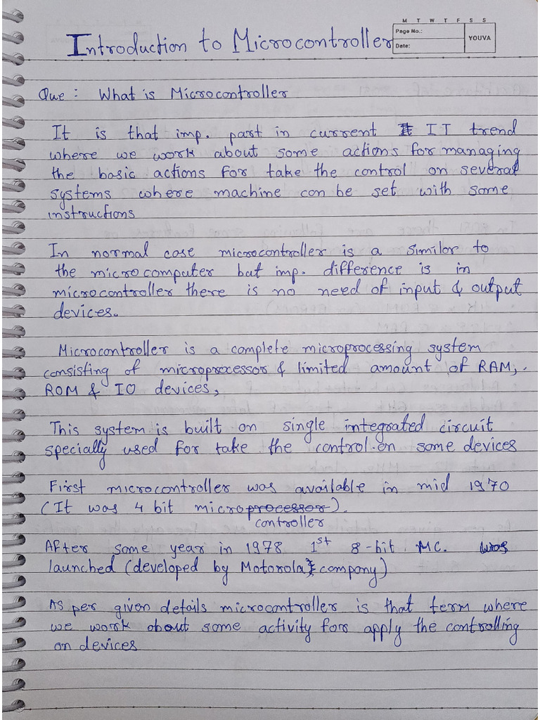 Introduction to Microcontroller | PDF