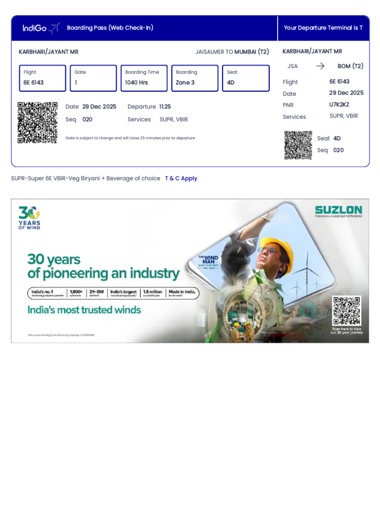 Boarding Pass1 | PDF
