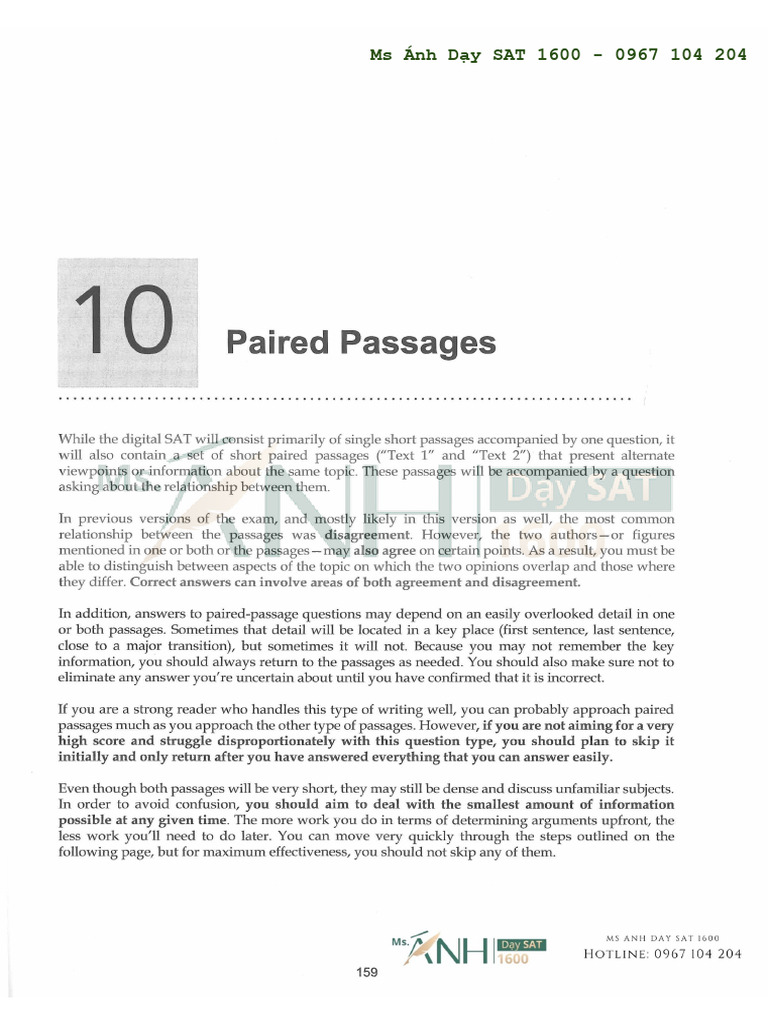 Strategies for Digital SAT Paired Passages | PDF | Black Hole | Question