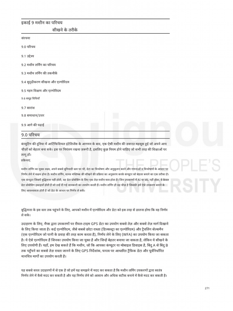 Unit-9 Introduction To Machine Learning MethodsH | PDF