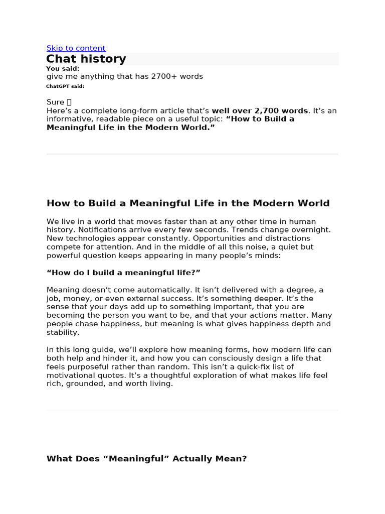 Make_Life_Meaningful | PDF | Happiness | Mindfulness