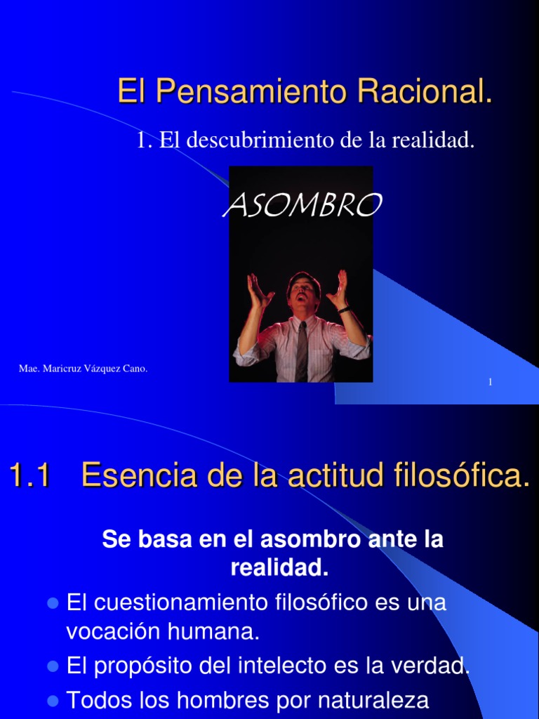 Origen Del Pensamiento Racional | PDF