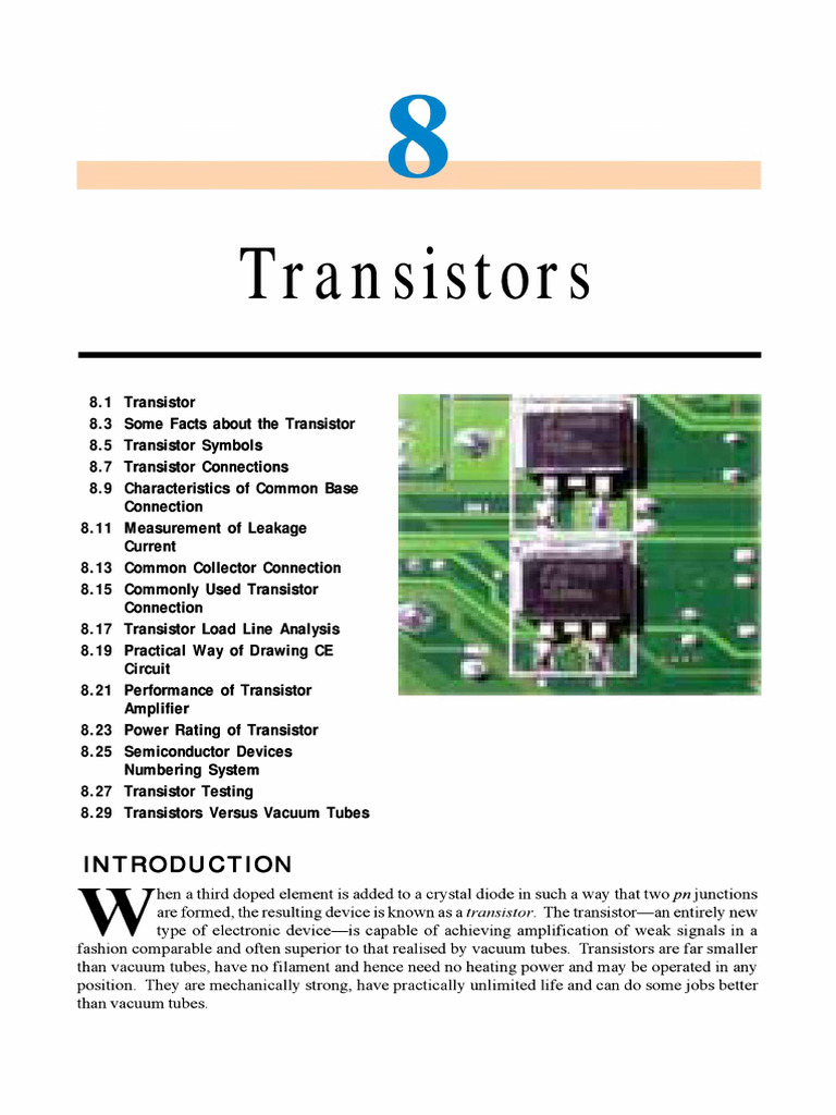 Transistors AND WORK | PDF