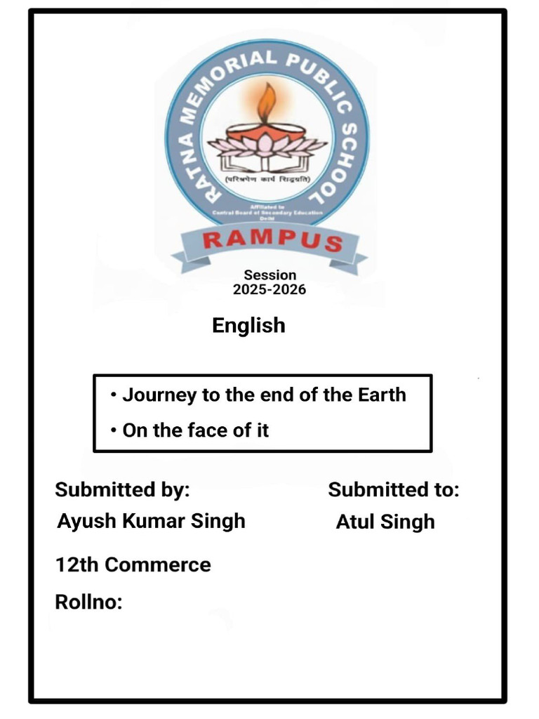 English Eco Project File | PDF