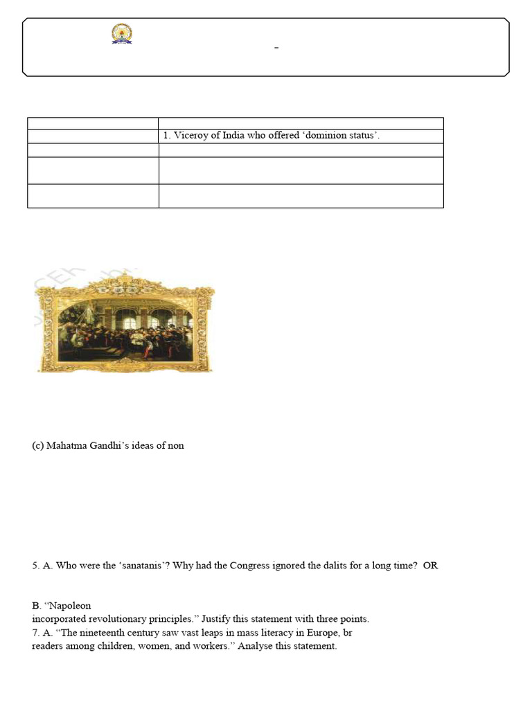 Prelim 2 - Grade 10 Social Science Revision Paper | PDF | Cotton | Textiles