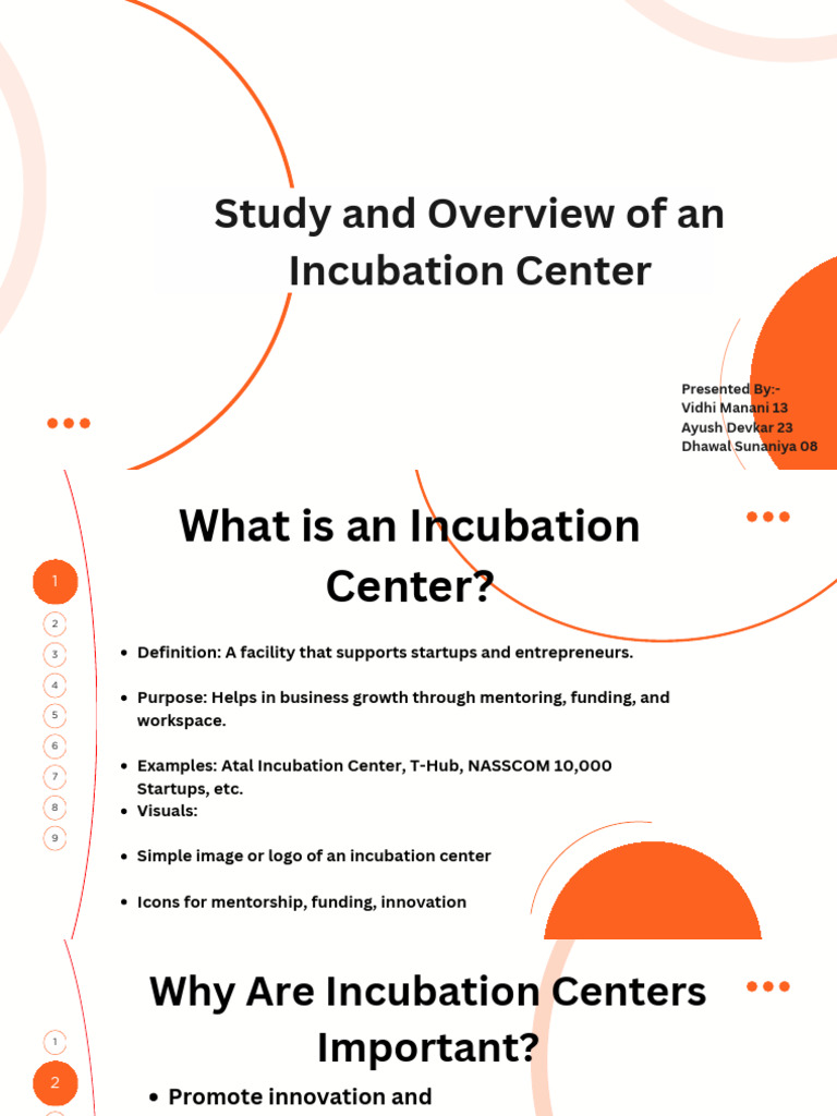 Study and Overview of an Incubation Center_20251028_231551_0000 | PDF