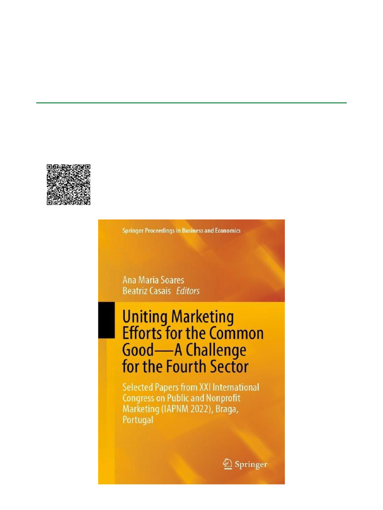Uniting Marketing Efforts for the Common GoodA Challenge for the Fourth ...